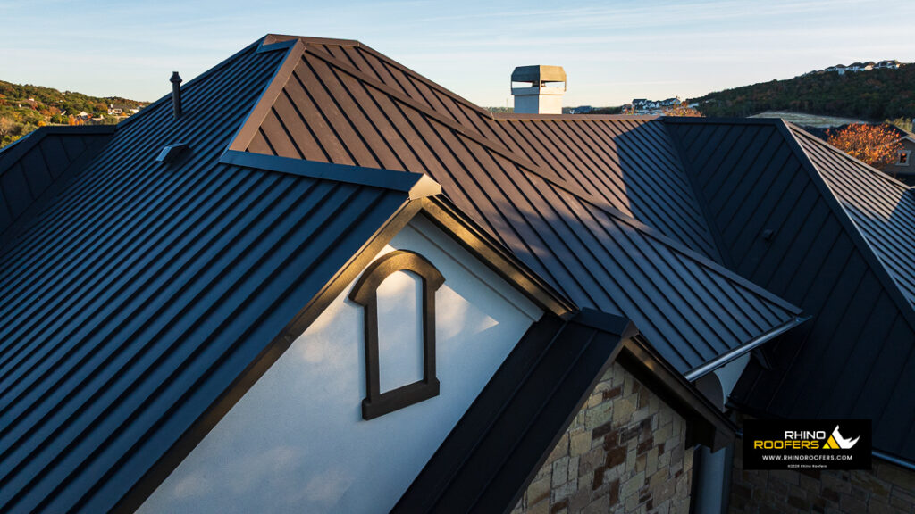 Metal Roofing Austin | Standing Seam Roof by Rhino Roofers