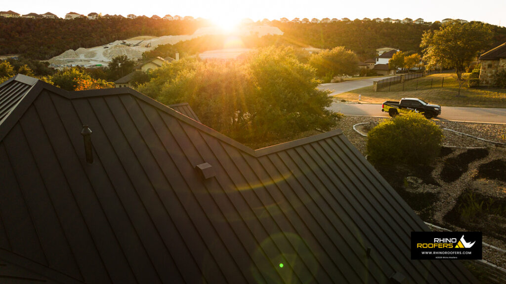 Metal Roofing Austin | Standing Seam Roof by Rhino Roofers
